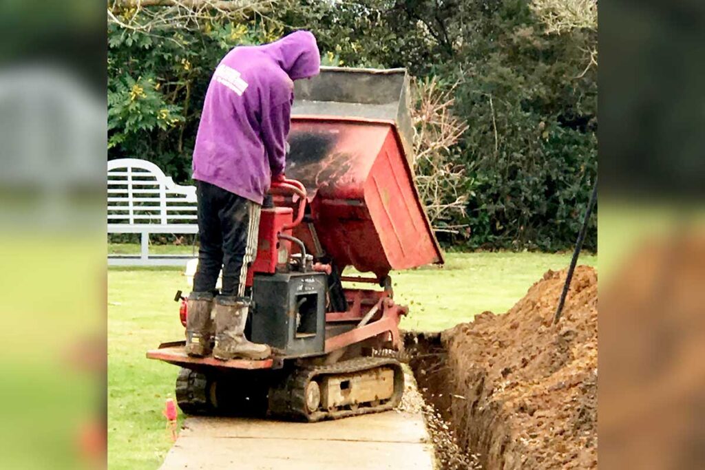 Sewage Treatment Plant & Drainfield Install | Hambledon, Surrey | CESS